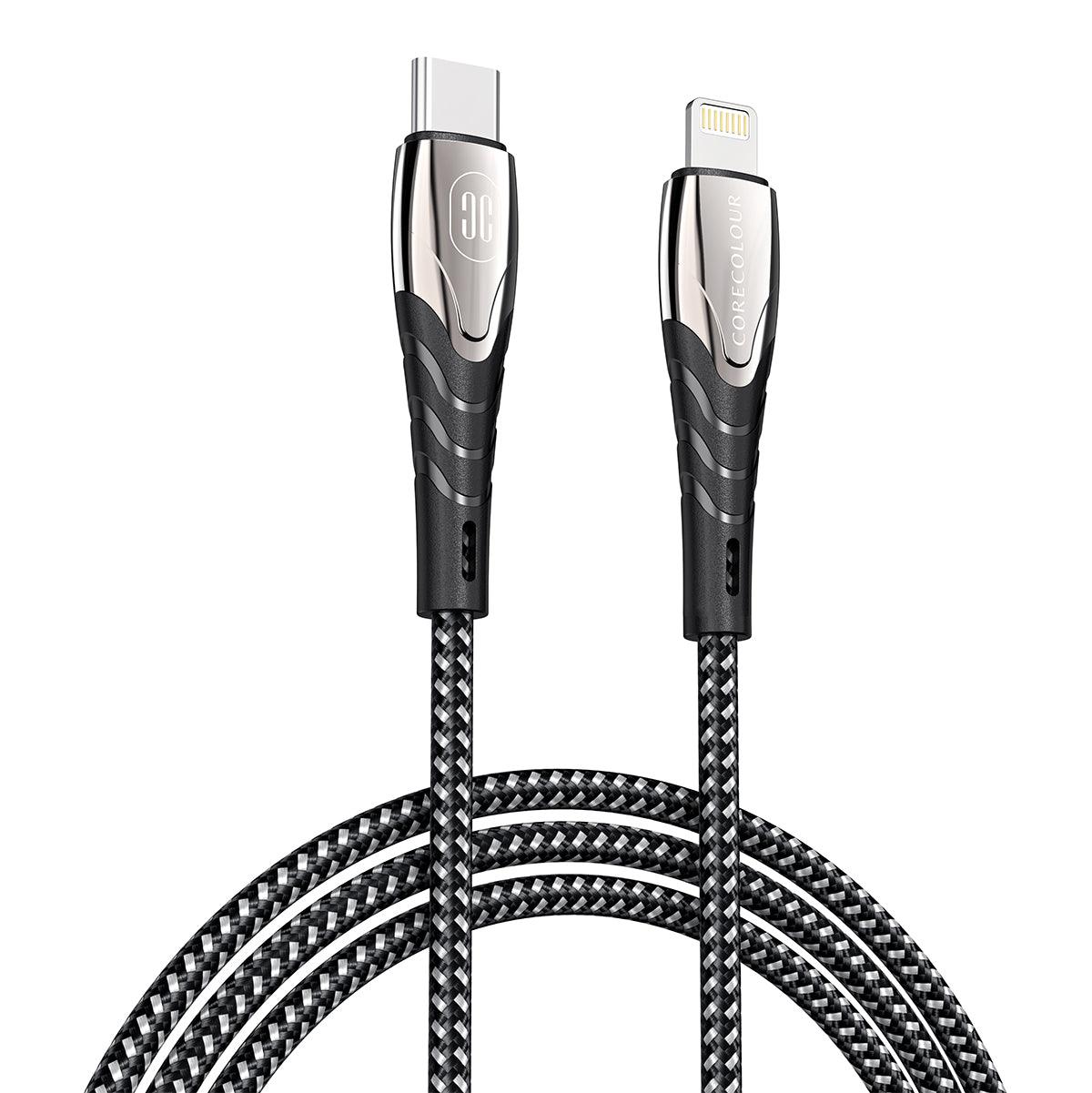 1.2m Type-C to Lightning Anti-bending Charging Cable – CORECOLOUR AU