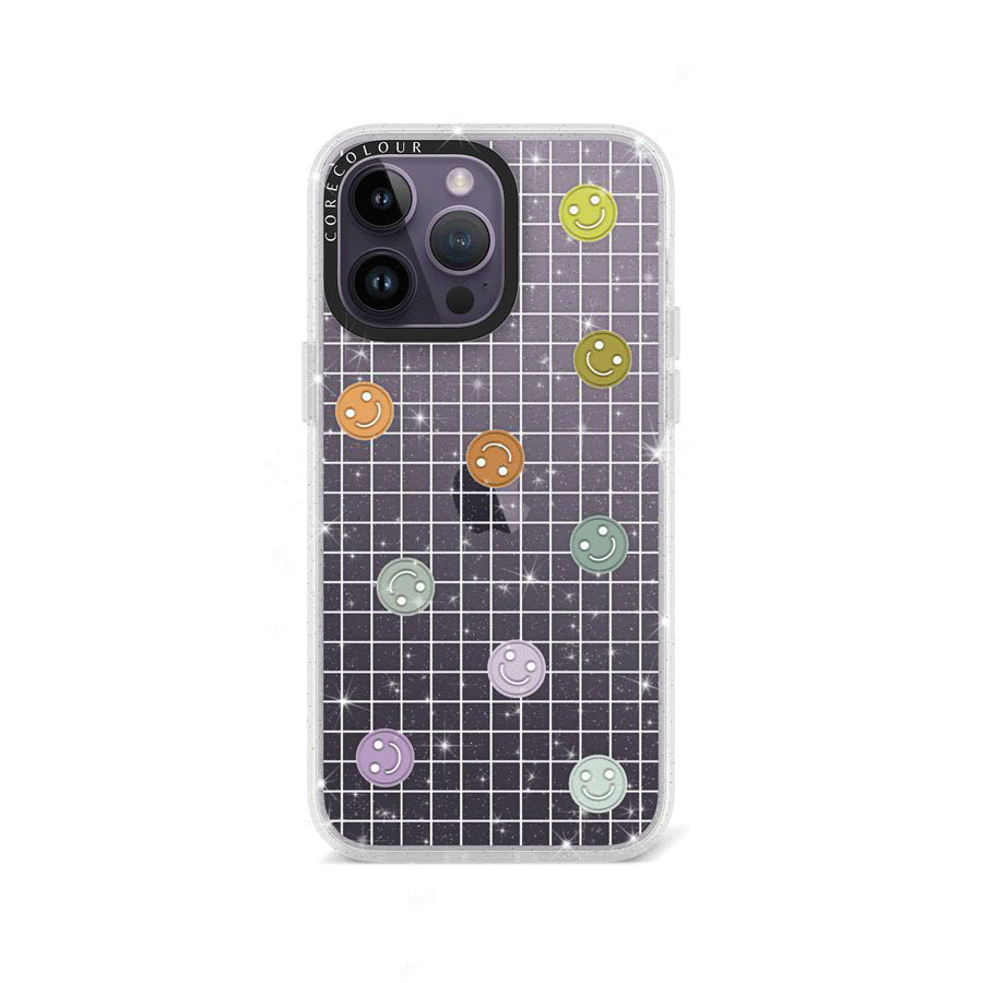 Iphone 14 Pro Max Schools Out Smile Glitter Phone Case Corecolour Au